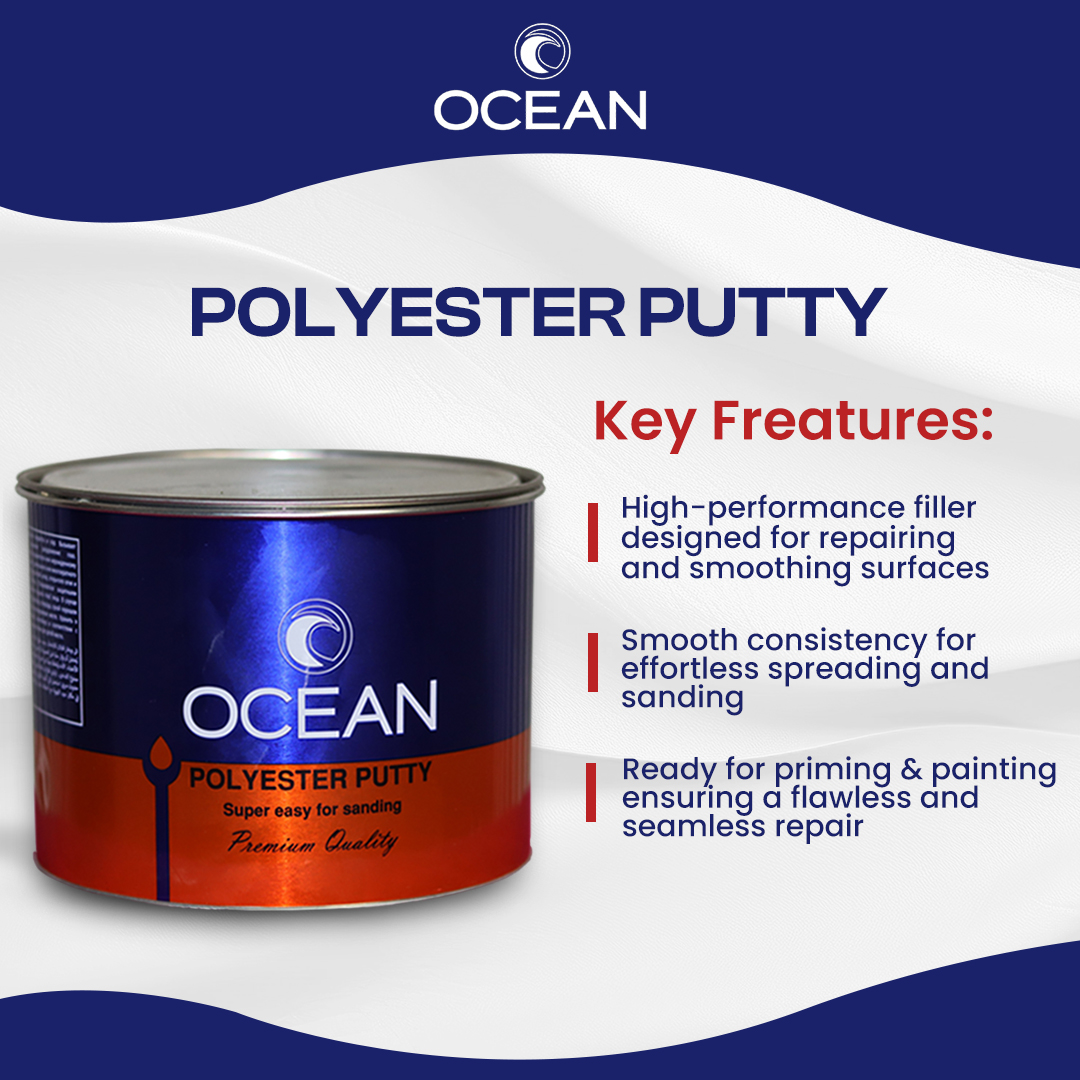 OCEAN 2.750 Kg (Gross) Polyester Filler Yellow – Ocean Mix